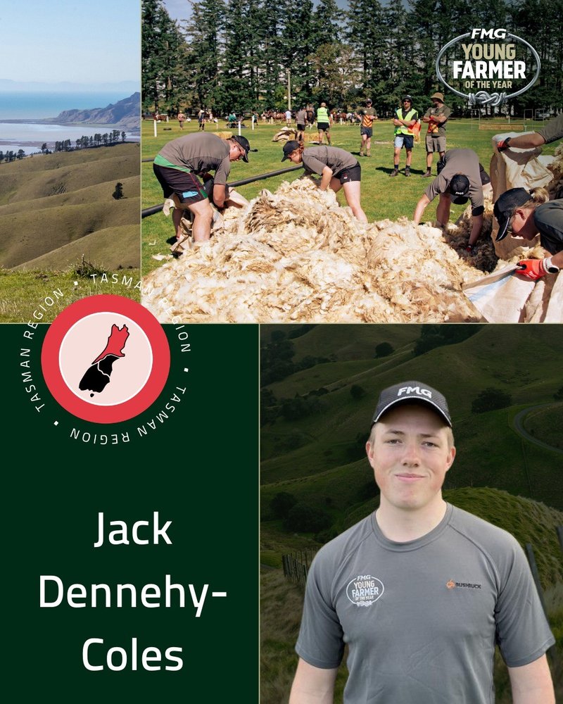 DWC scholarship recipient places second in Tasman Young Farmer final ...